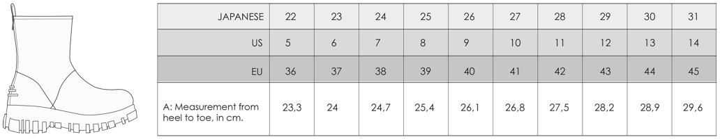 Products & Sizing - Holzweiler